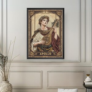 Apollo God Poster, Roman God Apollo, God of the Sun, Music, Poetry ...