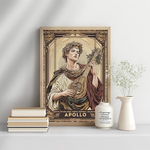 Apollo God Poster, Roman God Apollo, God of the Sun, Music, Poetry ...