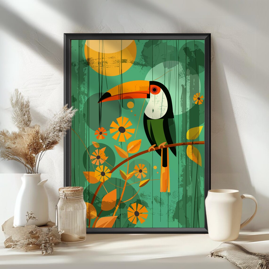Toco Toucan Poster, Toucan Bird Artwork, Exotic Birds, Endangered Birds ...