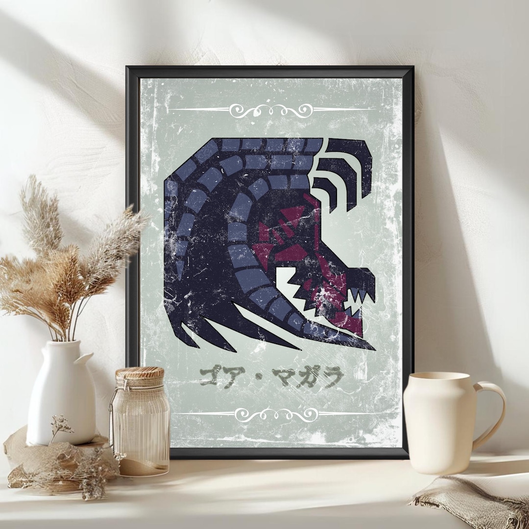 Gore Magala Monster Poster: MHW Hunter World Inspired Art - MH Print - Etsy