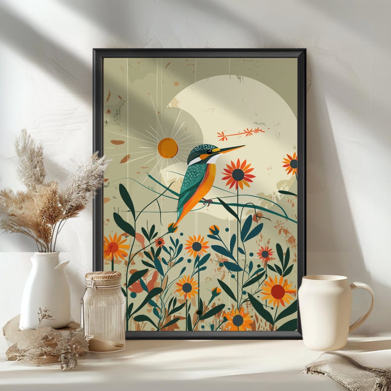 Kingfisher Poster, Kingfisher Drawing, Kingfisher Bird,australian ...