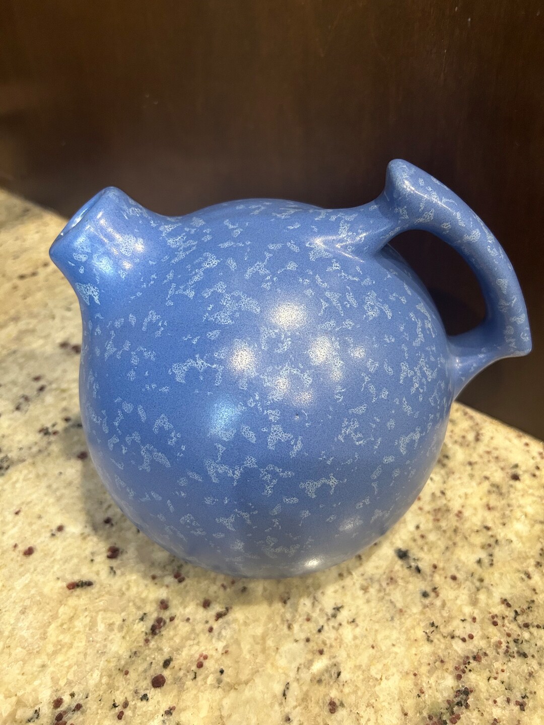 Vintage Rumrill Pottery Dutch Blue Stipple Tilt Ball Pitcher/jug - Etsy