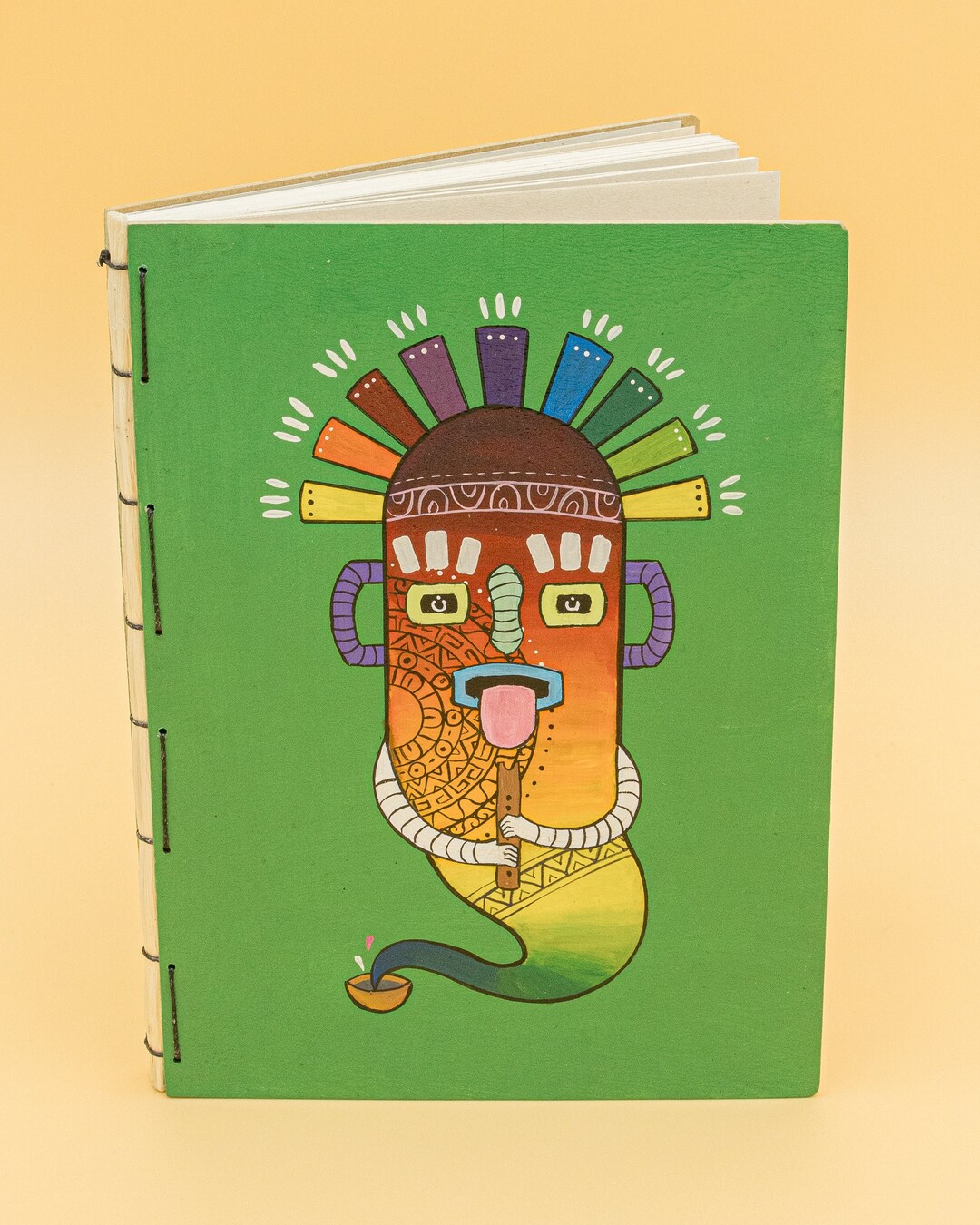 Aya Huma Hand Painted Notebook - Etsy