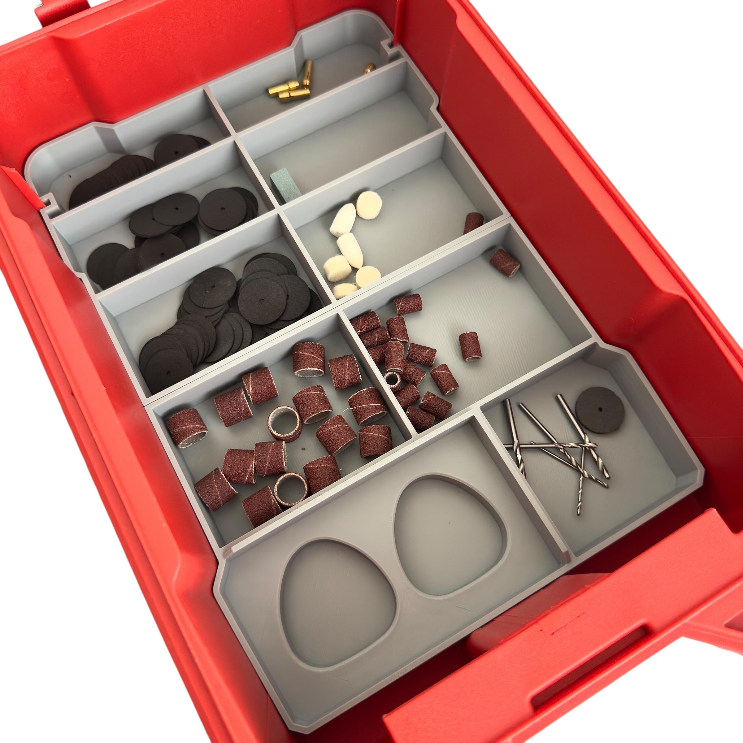 M12 Rotary Dremel Tool Insert for Milwaukee Packout (insert Only ...