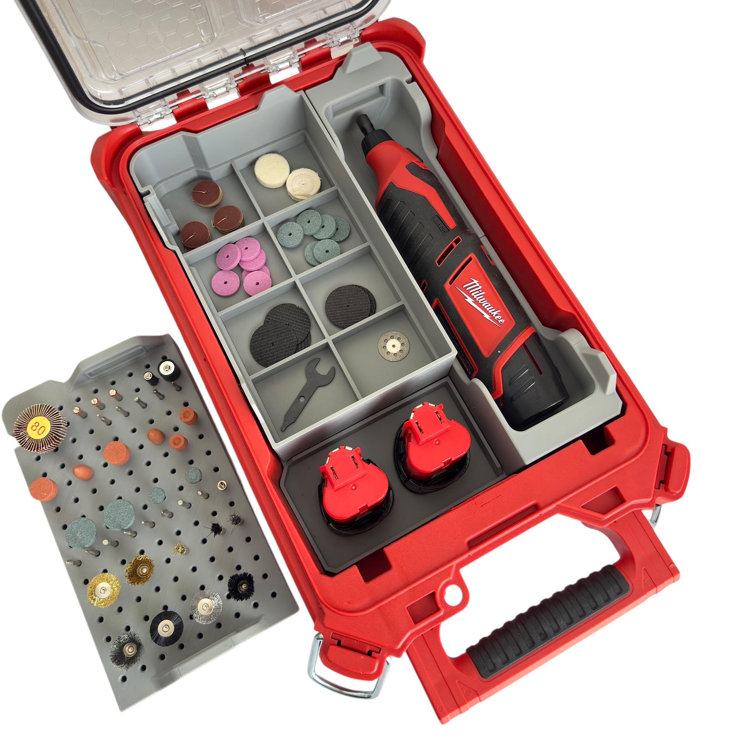 M12 Rotary Dremel Tool Insert for Milwaukee Packout (insert Only ...