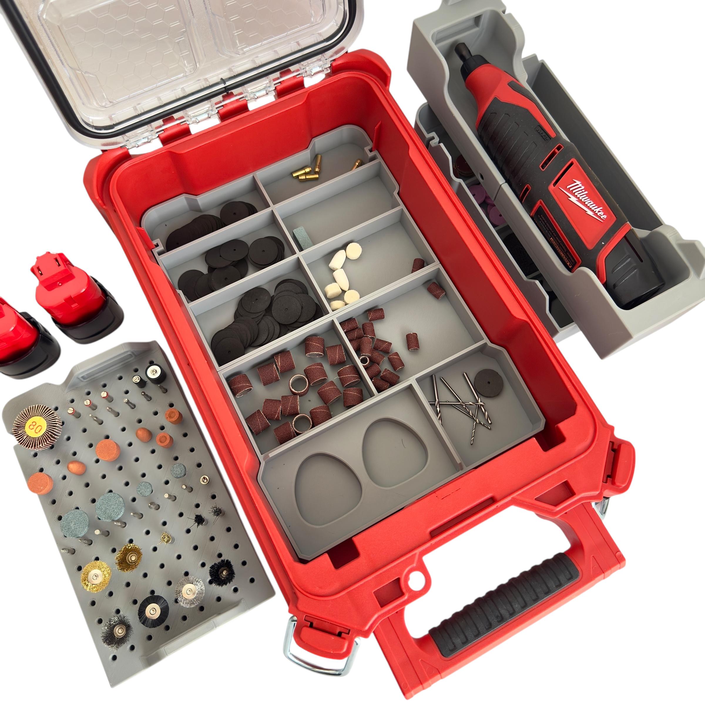 M12 Rotary Dremel Tool Insert for Milwaukee Packout (insert Only ...