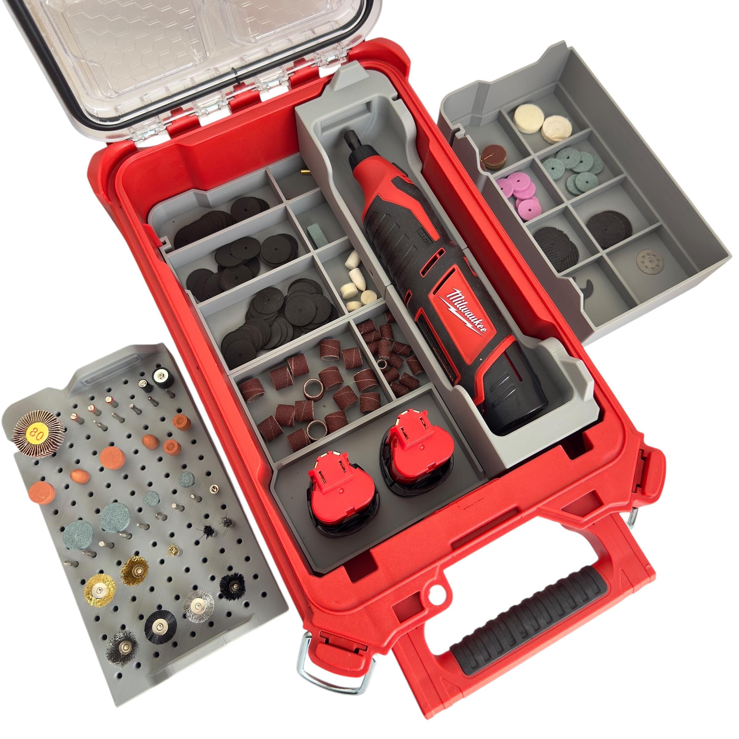 M12 Rotary Dremel Tool Insert for Milwaukee Packout (insert Only ...