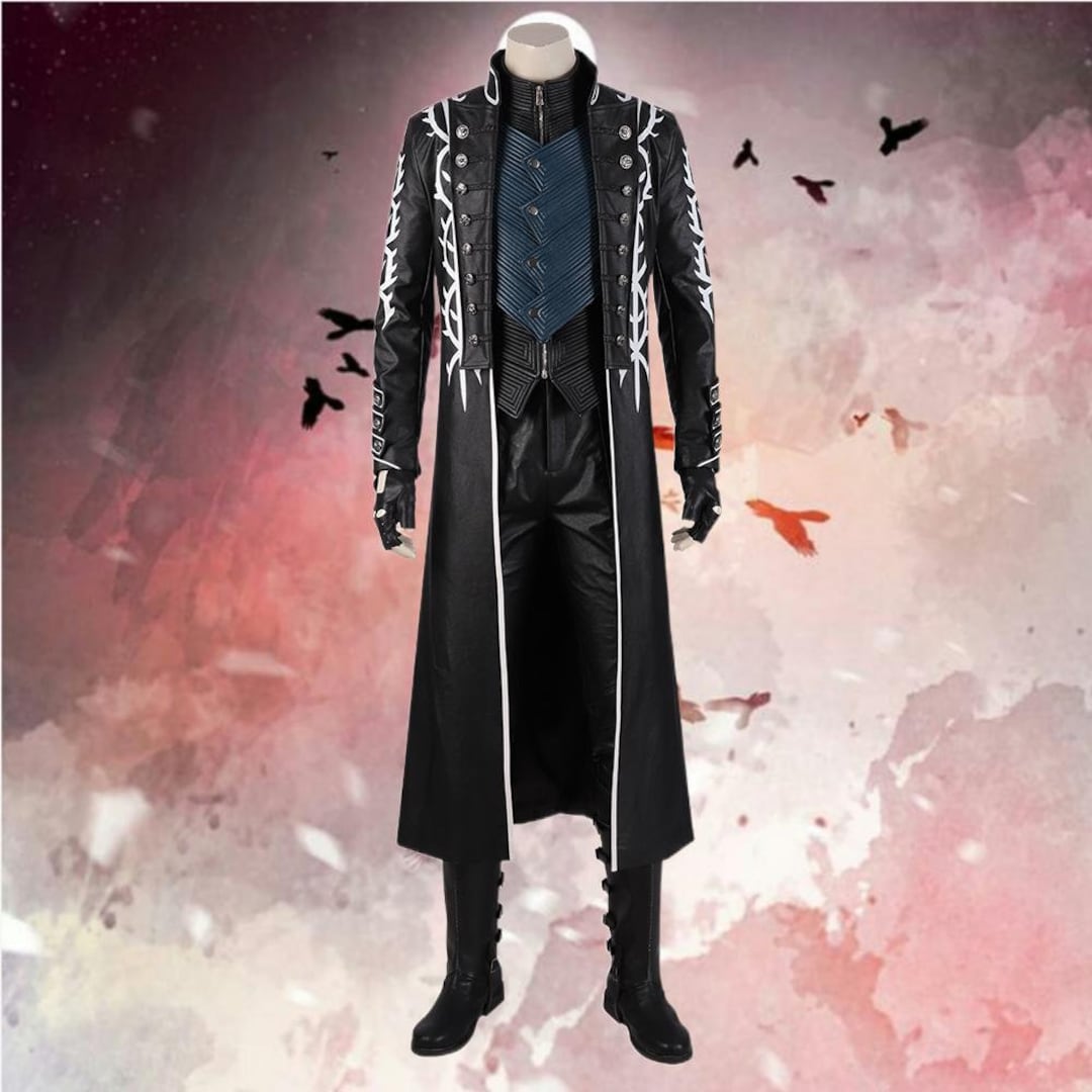 Devil May Cry 5 Vergil Costume Cosplay Bodysuit Cosplay Suit Jumpsuit ...