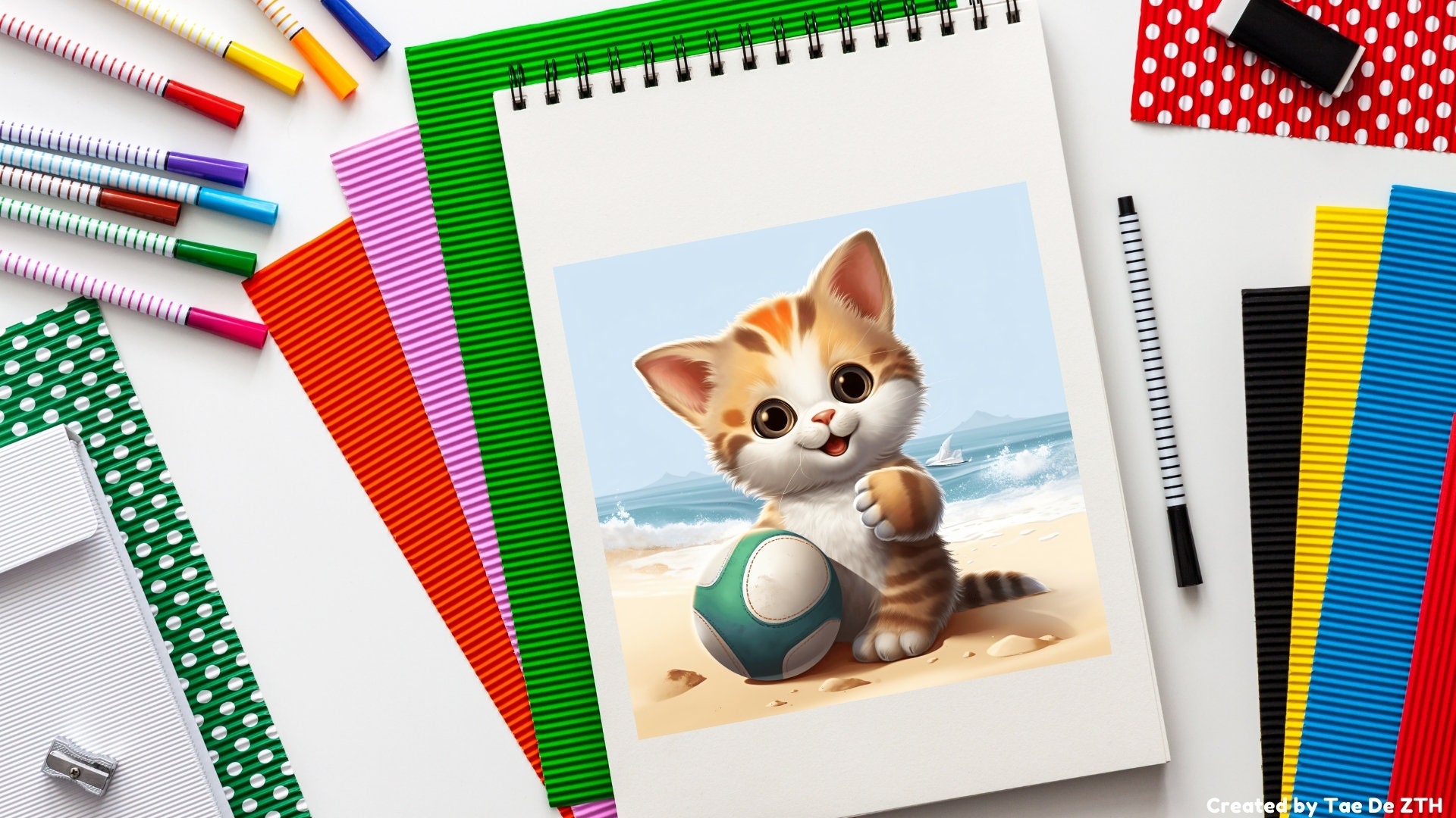 25 PNG 2D Cartoon Cat Clipart Digital Download of Cute Cat ...