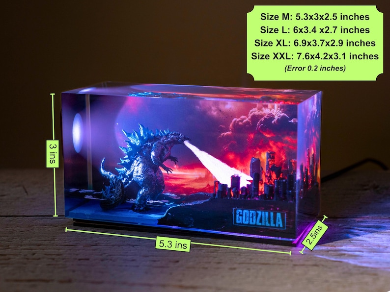 Fully Articulated Godzilla Figure, 3d Model Mini 50mm , Posable Moving ...