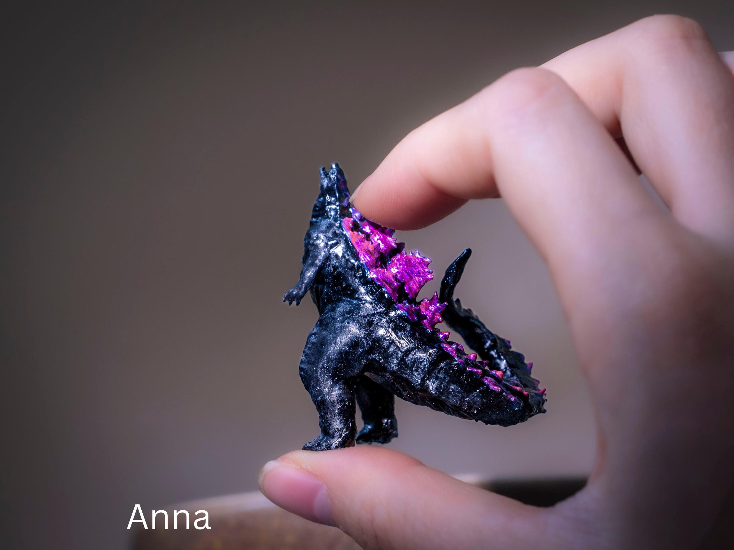 Fully Articulated Godzilla Figure, 3d Model Mini 50mm , Posable Moving ...