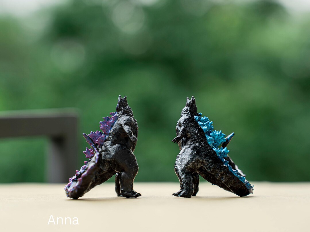 Fully Articulated Godzilla Figure, 3d Model Mini 50mm , Posable Moving ...