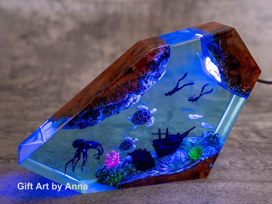 Sea Creature Plastic Night Light, Night Light for Couples, Christmas ...