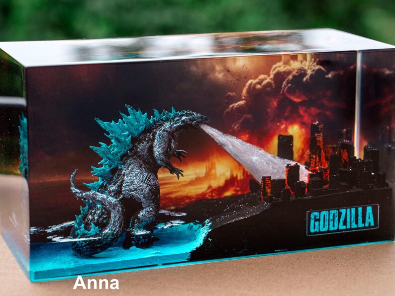 Fully Articulated Godzilla Figure, 3d Model Mini 50mm , Posable Moving ...