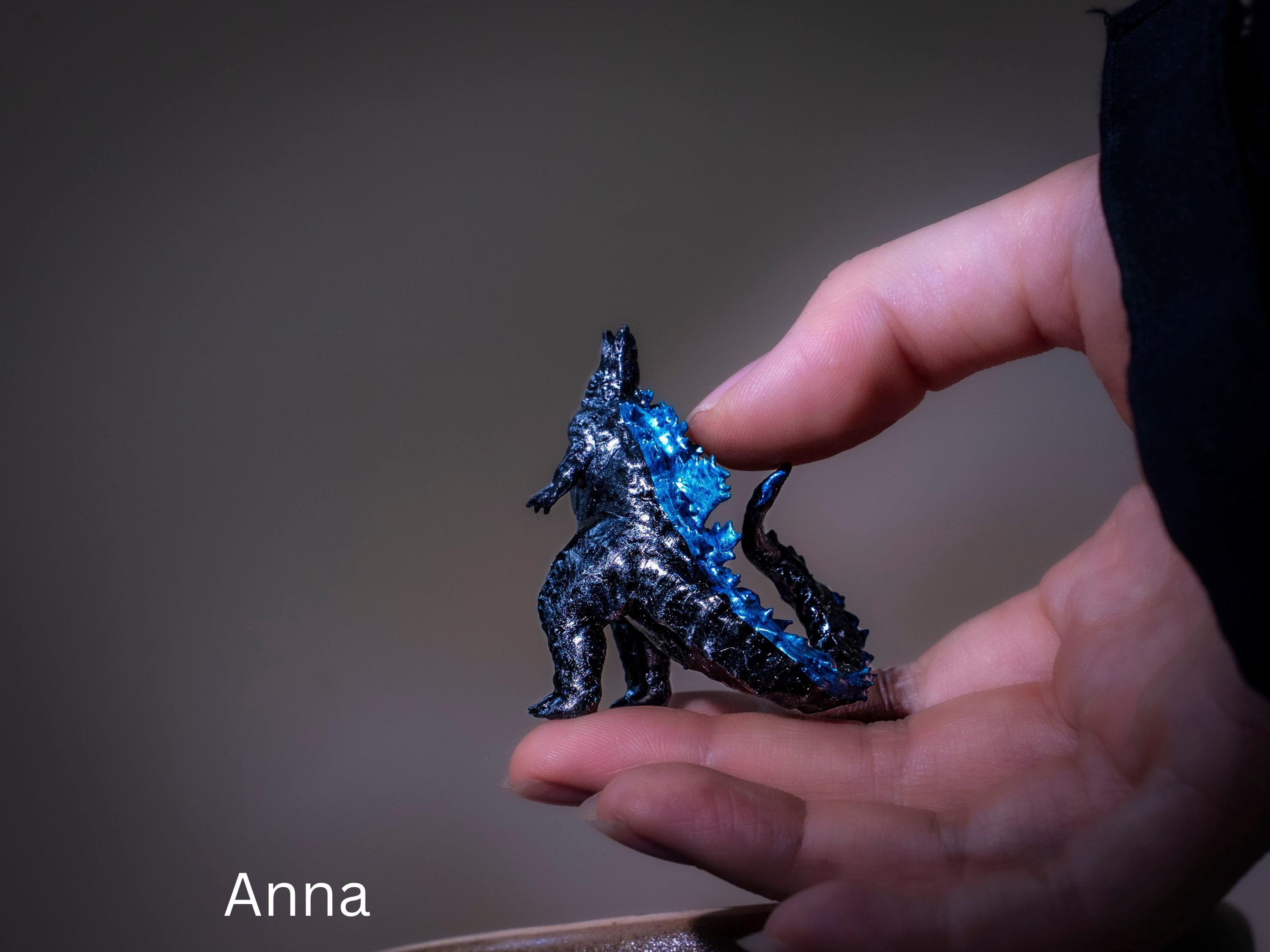 Fully Articulated Godzilla Figure, 3d Model Mini 50mm , Posable Moving ...