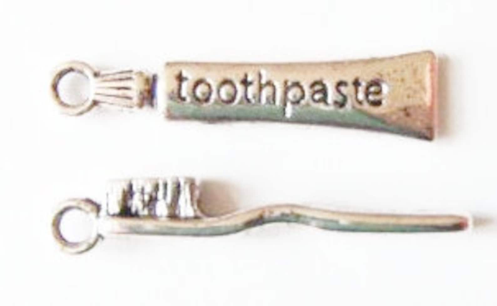 10 Charms 5 Toothpaste and 5 Toothbrush Charms - Etsy
