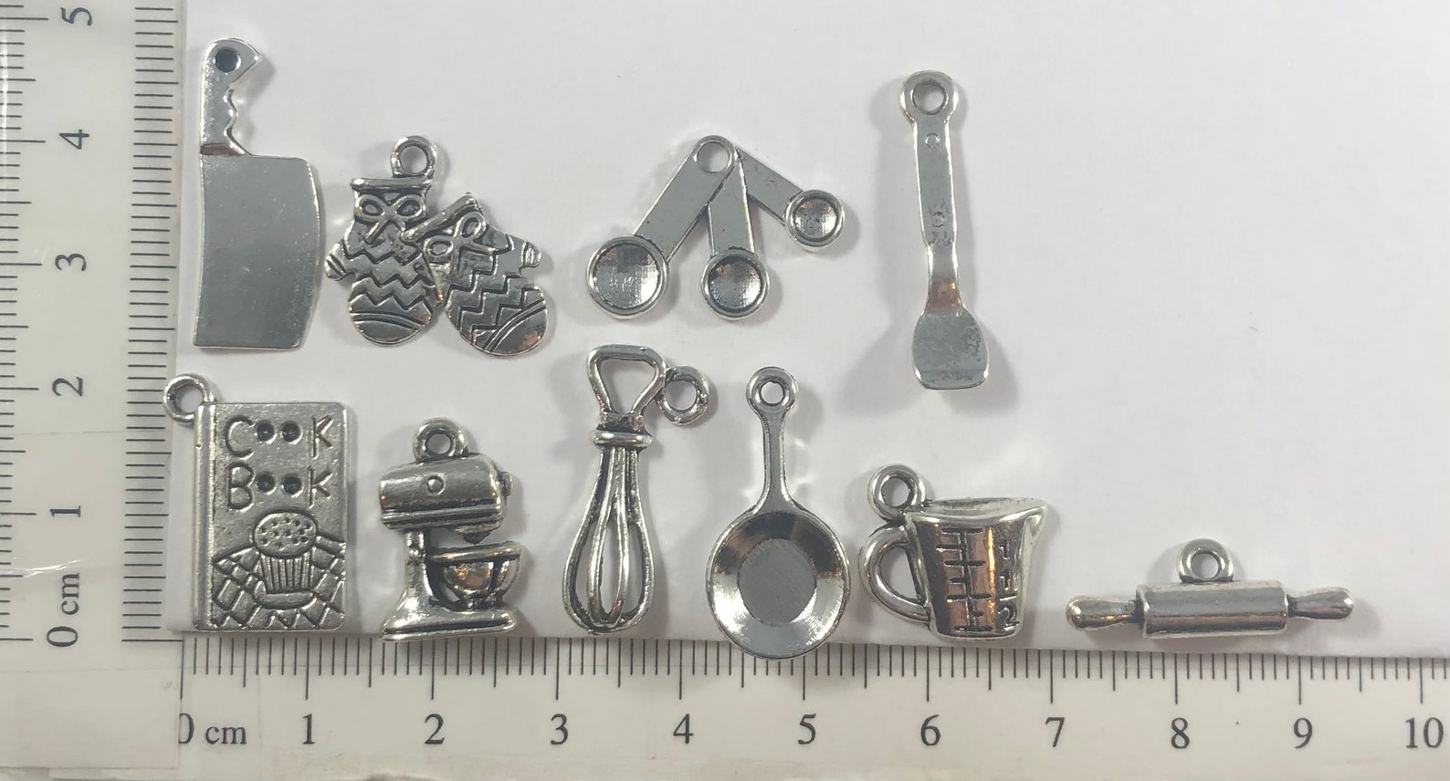 10 Charms, Cooking, Baking, Kitchen, Charm, Assorted, Collection, Theme ...