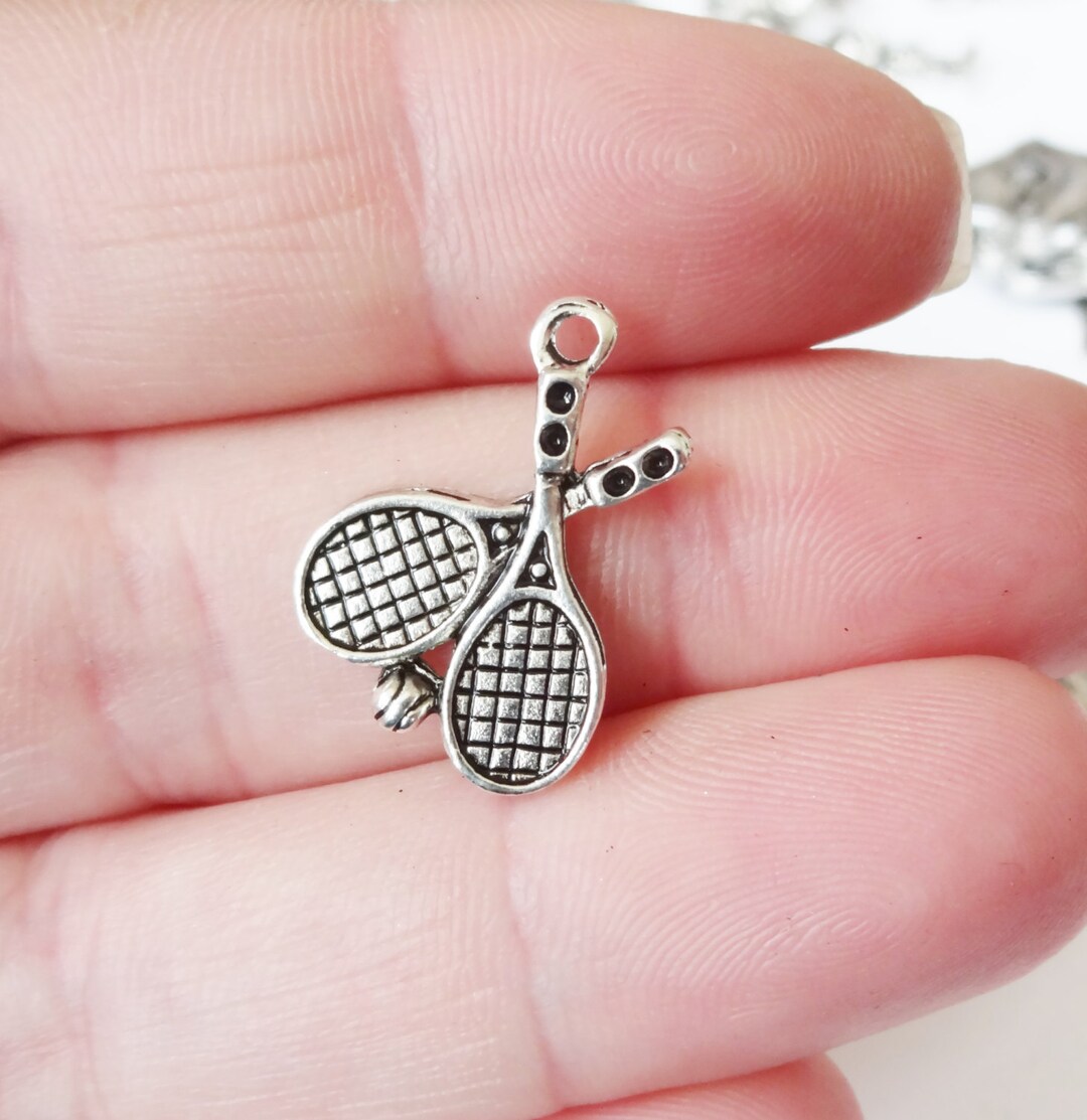 50 BULK Tennis Racket Charms 20x14x2mm ITEM:H18 - Etsy
