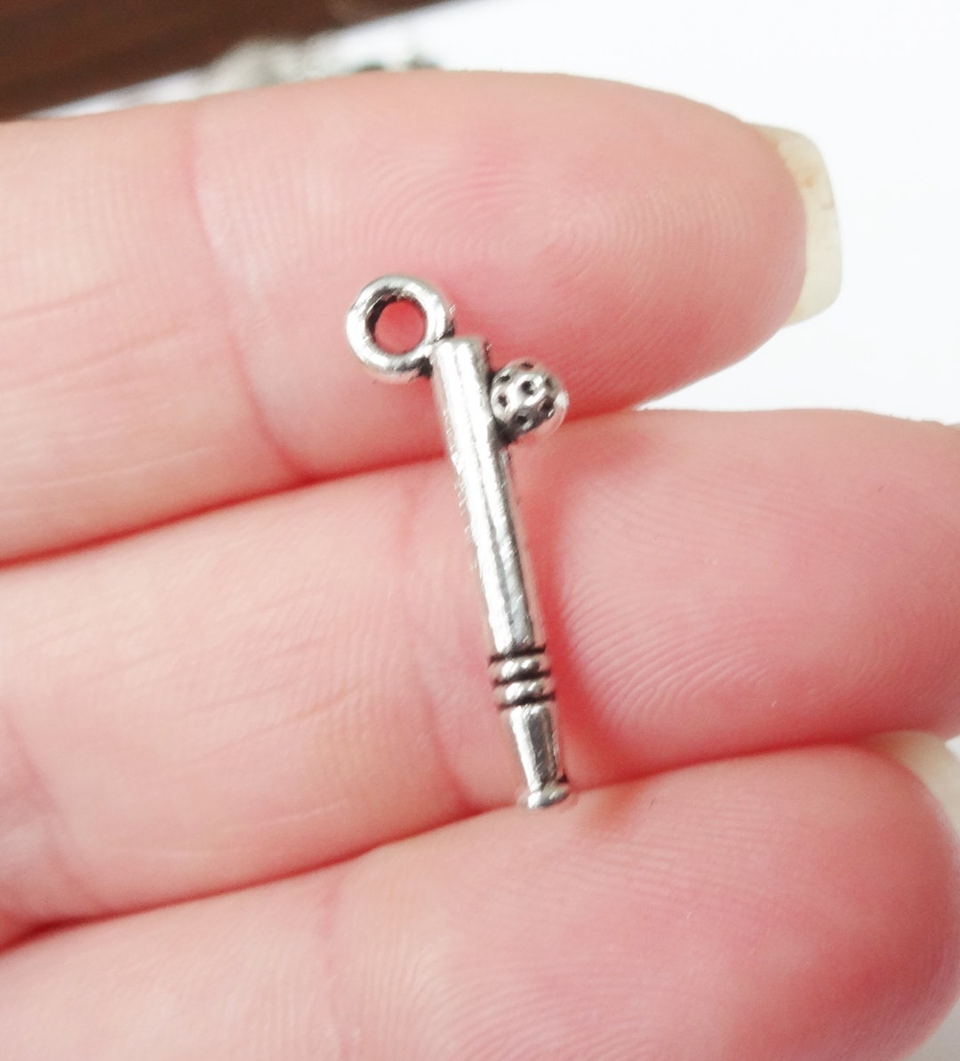 10 Charms, Baseball Bat Charms (3D) 21.5x2.5mm ITEM:H13 - Etsy