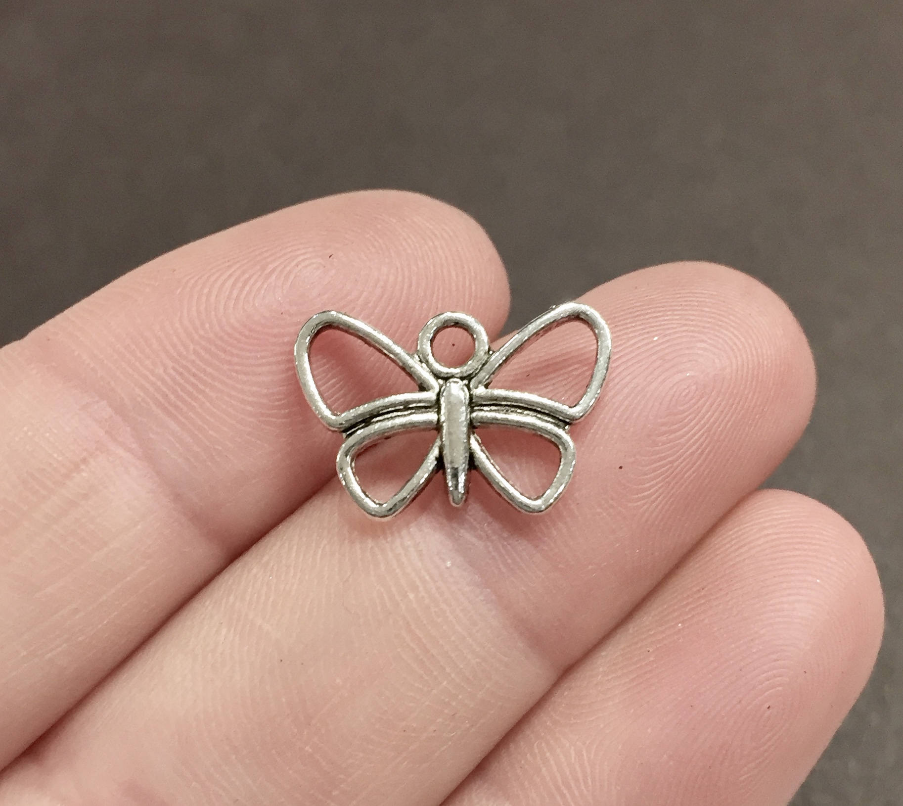 10 Charms Butterfly Insect Charms 17x11x3mm Hole: Approx. | Etsy