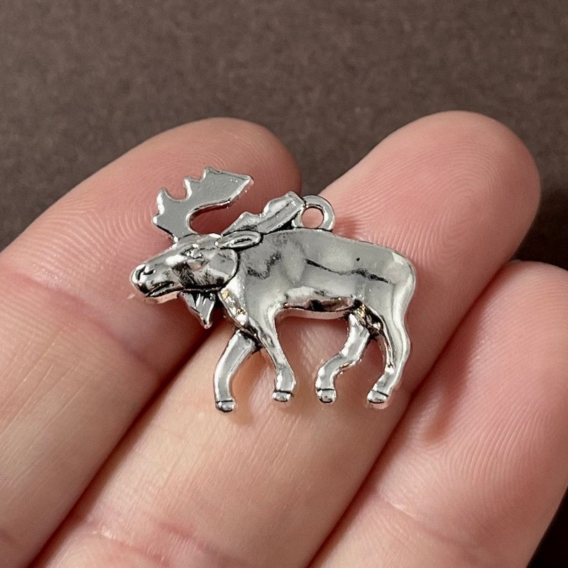 Moose Charm - Etsy