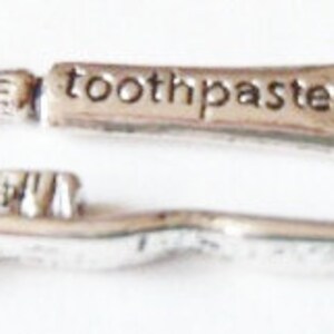 10 Charms 5 Toothpaste and 5 Toothbrush Charms - Etsy