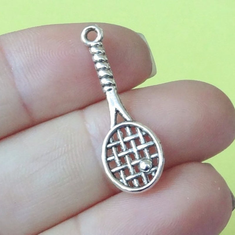 Tennis Racket Charms - Etsy