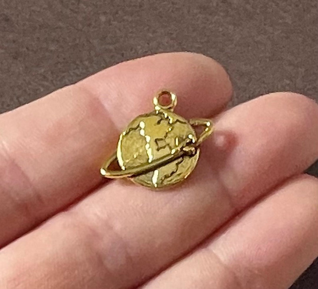 10 Charms, Earth, World Charms (double Sided, Puffed) 18x18x2mm - Etsy