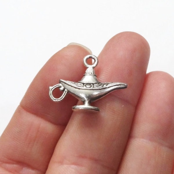Genie Lamp Charm - Etsy