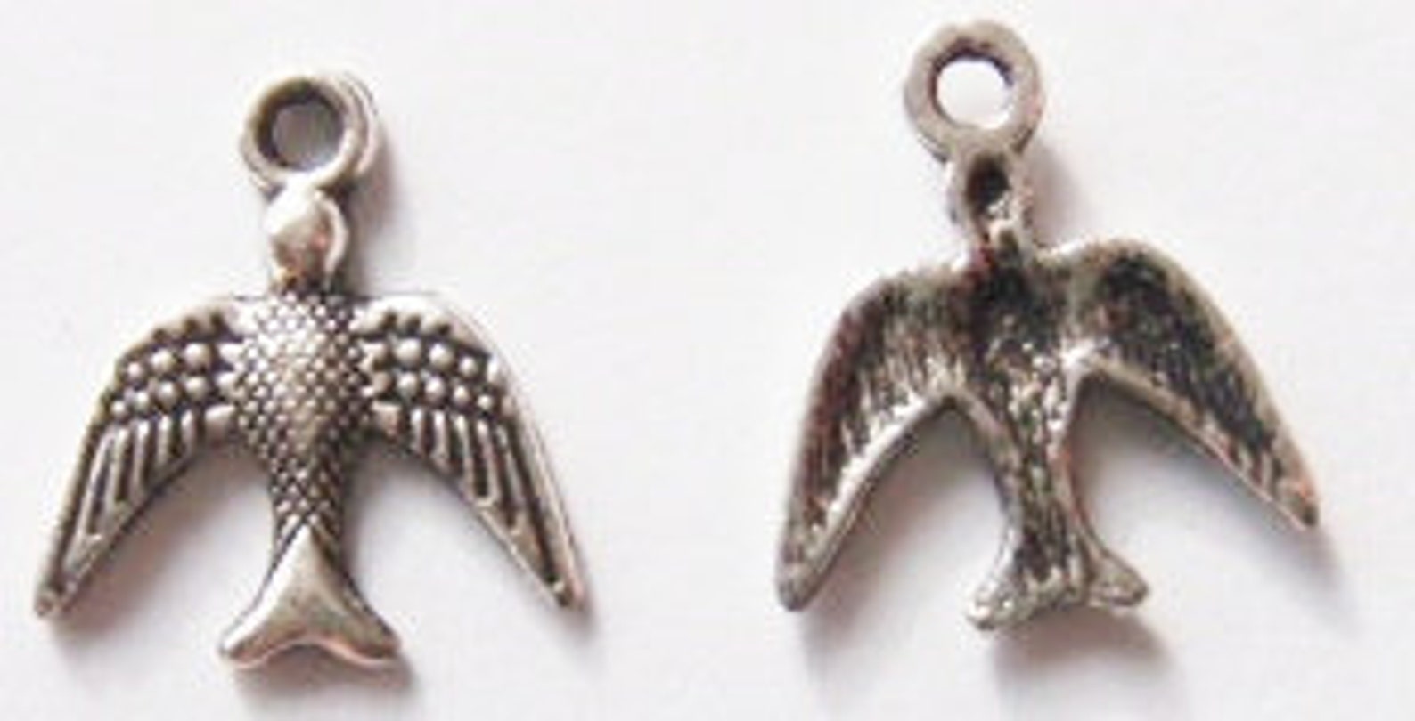 10 Bird Charms 16x15mm ITEM:AB24 - Etsy