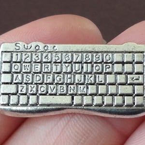10 Charms, Computer Keyboard, Desktop, Office, School, Charms 14x32x1 ...