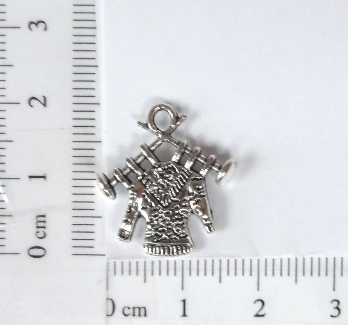 10 Sweater Knitting Charms 19x17x3.8mm Hole 2mm ITEM:AK18 - Etsy