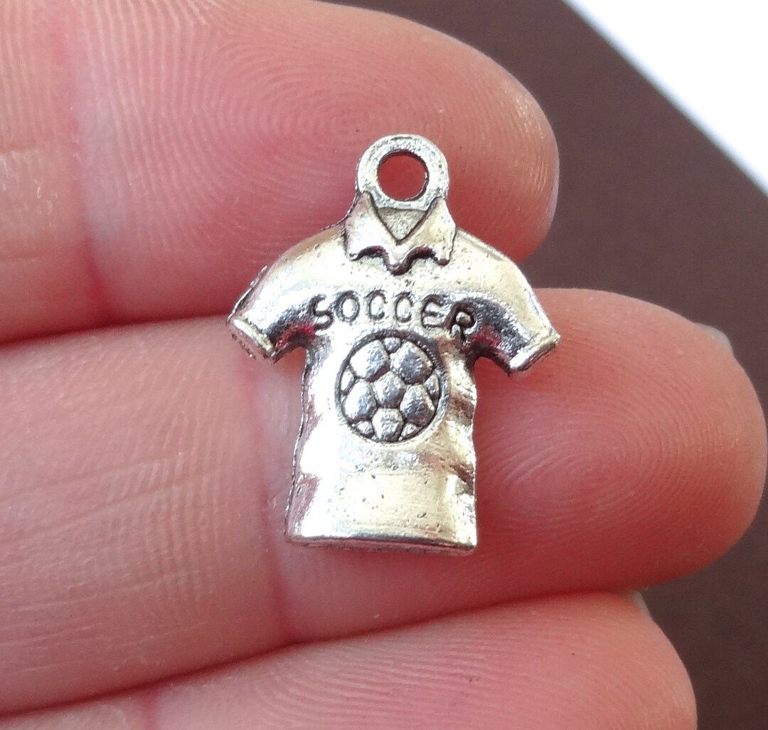 10 Charms, Soccer, Jersey, Sports, Charm 15x19x2.5mm Item:j23 - Etsy
