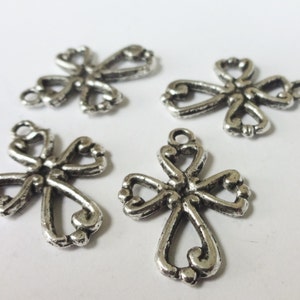 50 BULK Cross Charms (double Sided) 14.30x19.50x2mm - Etsy