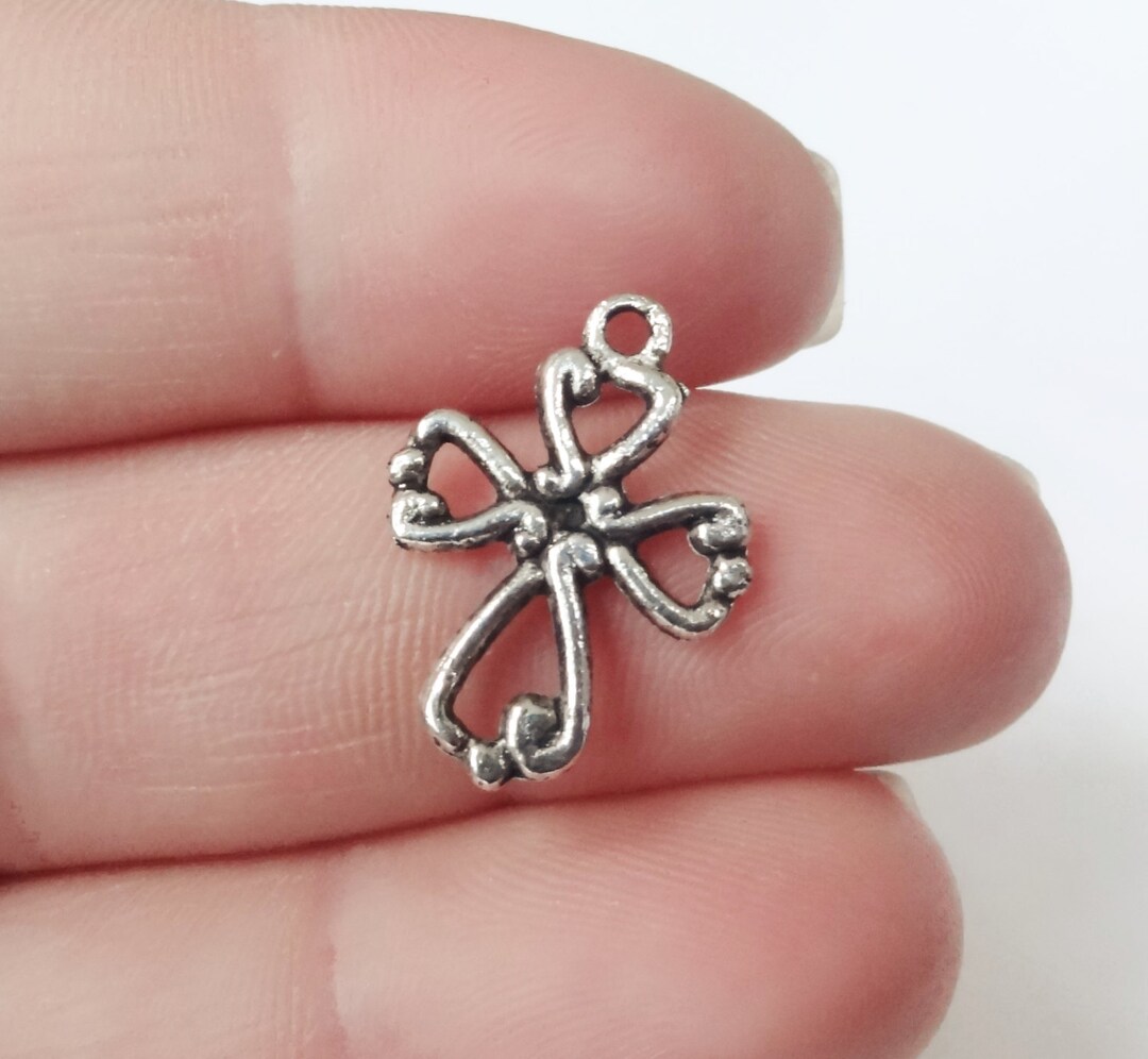 50 BULK Cross Charms (double Sided) 14.30x19.50x2mm - Etsy