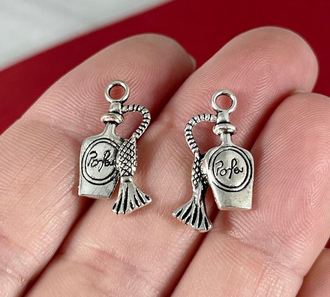50 Charms Bulk, Perfume, Cologne, Beauty, Charms 20x10x4mm Hole: 2mm ...