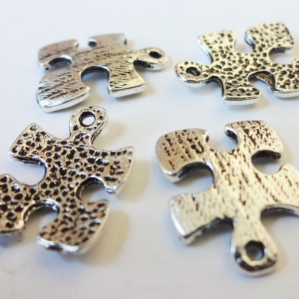 Puzzle Piece Charms - Etsy