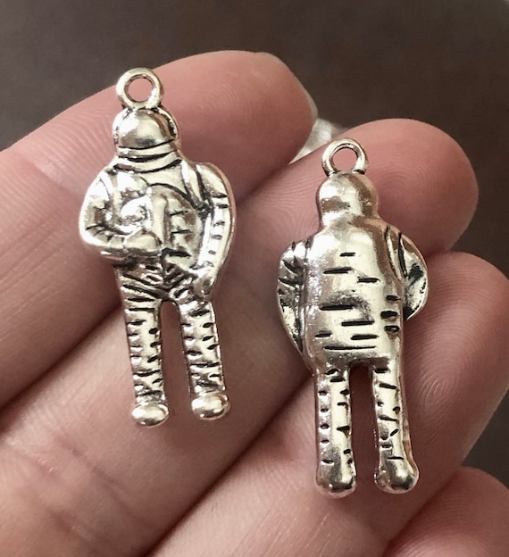 5 Astronaut Spaceship Space Charms 3D 30.5x13x5.5mm - Etsy
