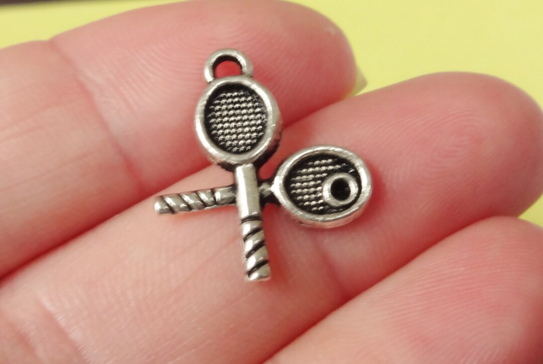 10 Tennis Racket Charms 19x16x2mm ITEM:H19 - Etsy