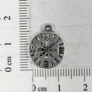 50 Bulk, Compass, Camping, Charms 16x13x1.5mm Hole Size: 1.5mm - Etsy