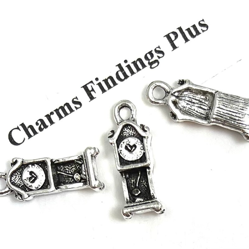 Clock Charm - Etsy