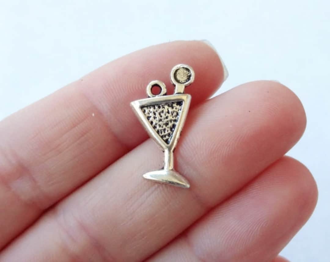 10 Martini Glass Charms 21x10mm ITEM:R24 - Etsy