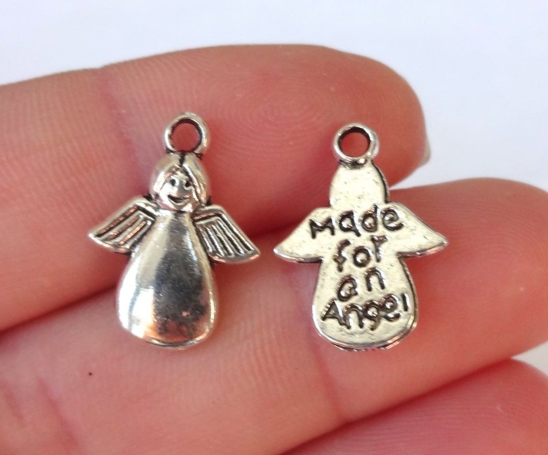 10 made for an Angel Charms 13x18x2mm, Hole:approx 0.5mm - Etsy