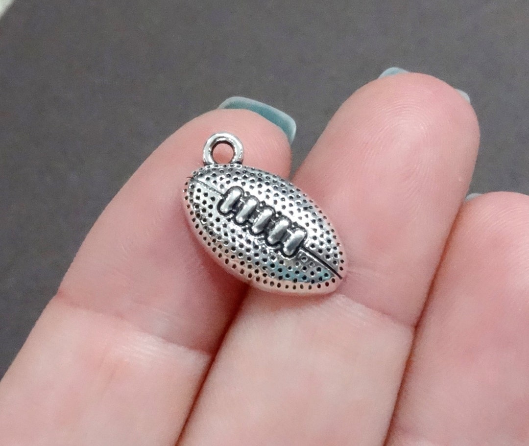 10 or 50 Charms, Football Charm 17x10x4.5mm ITEM:BU23 - Etsy