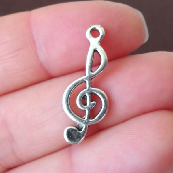 Music Notes Charm - Etsy