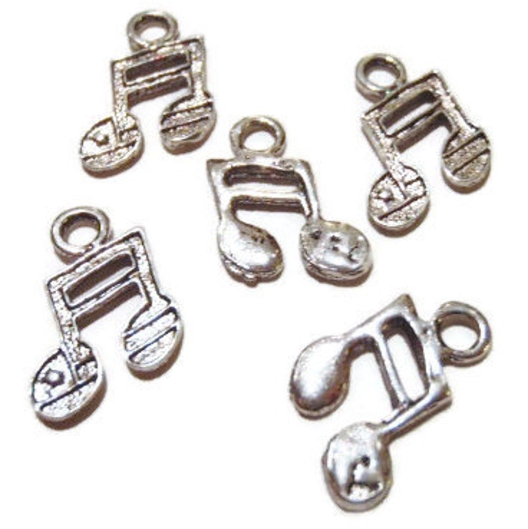 10, Music Note Charms 17x14x2mm ITEM:N7 - Etsy