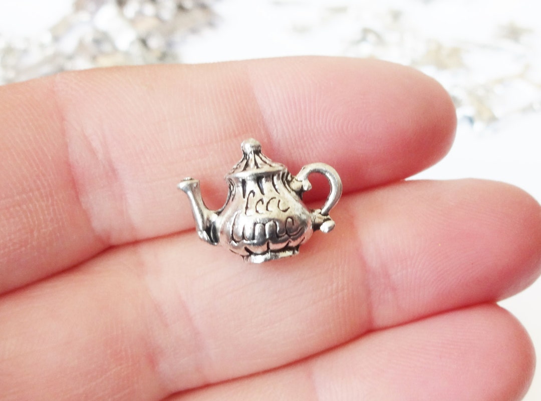 10 Charms, Teapot "tea Time" (3D) 13x8x5mm ITEM:S19 - Etsy