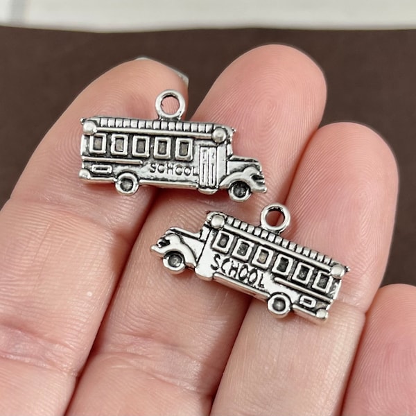 School Bus Charm - Etsy