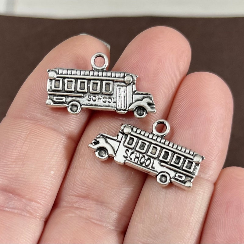 School Bus Charm - Etsy