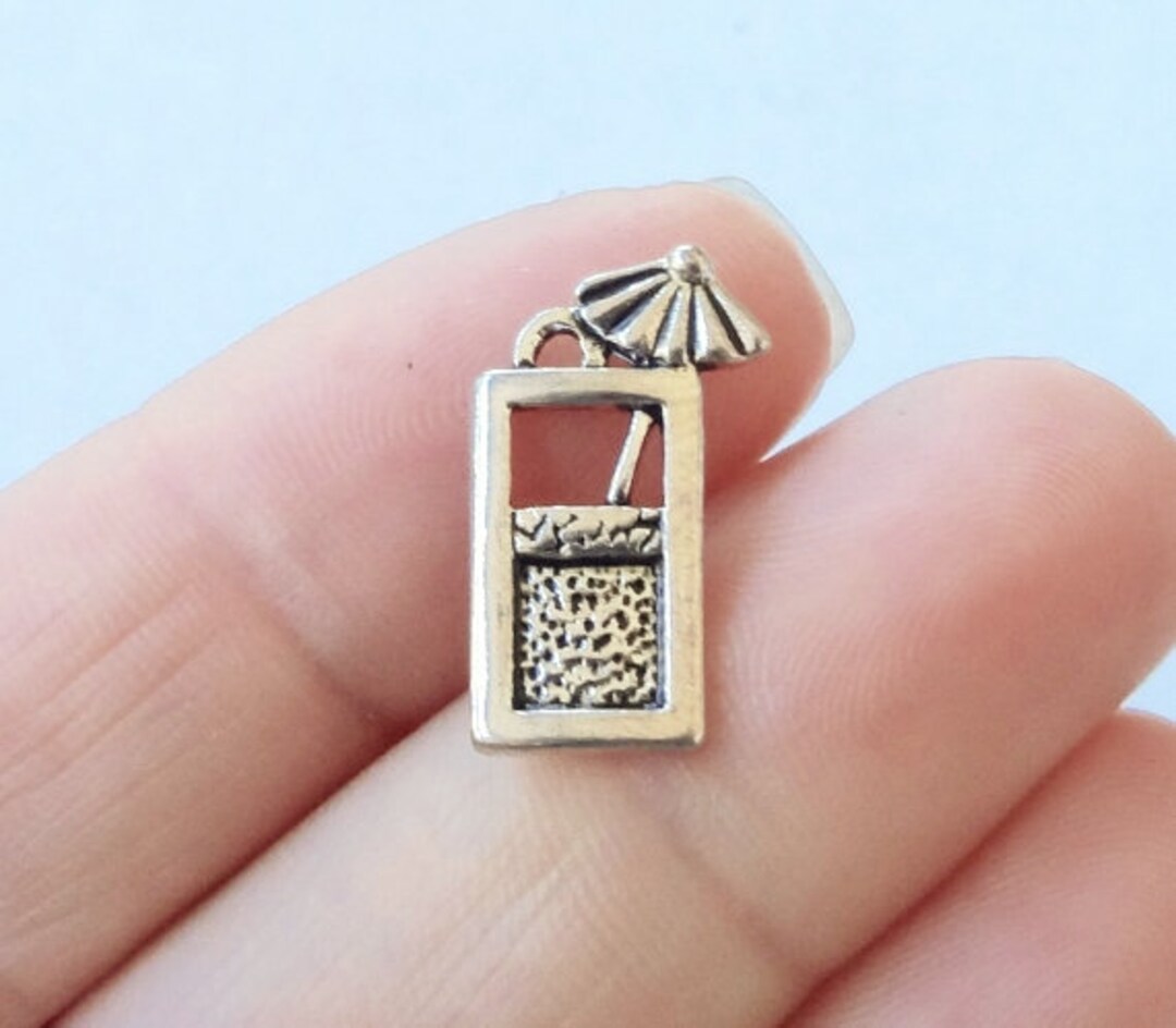 10 Cocktail Glass Charms 19x11x2mm ITEM:R23 - Etsy